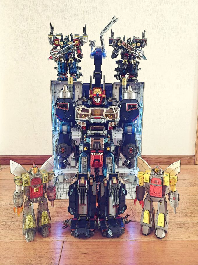 泰坦级！变形金刚前世！戴亚克隆DA95+100巨无霸机器人_什么值得买