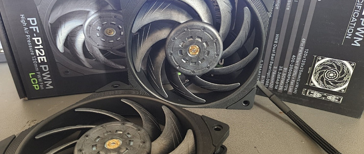 黑发大老爷！PentaWave PF-P12E PWM 或为地表最强_电风扇_什么值得买