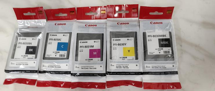 办公设备耗材 佳能TM-5240/5340绘图仪原装墨盒PFI-8030_打印机_什么值得买