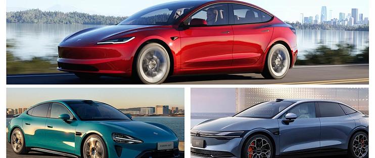 【横评试驾】Model 3、小米SU7、极氪007——谁是最佳选择？_新能源车_什么值得买
