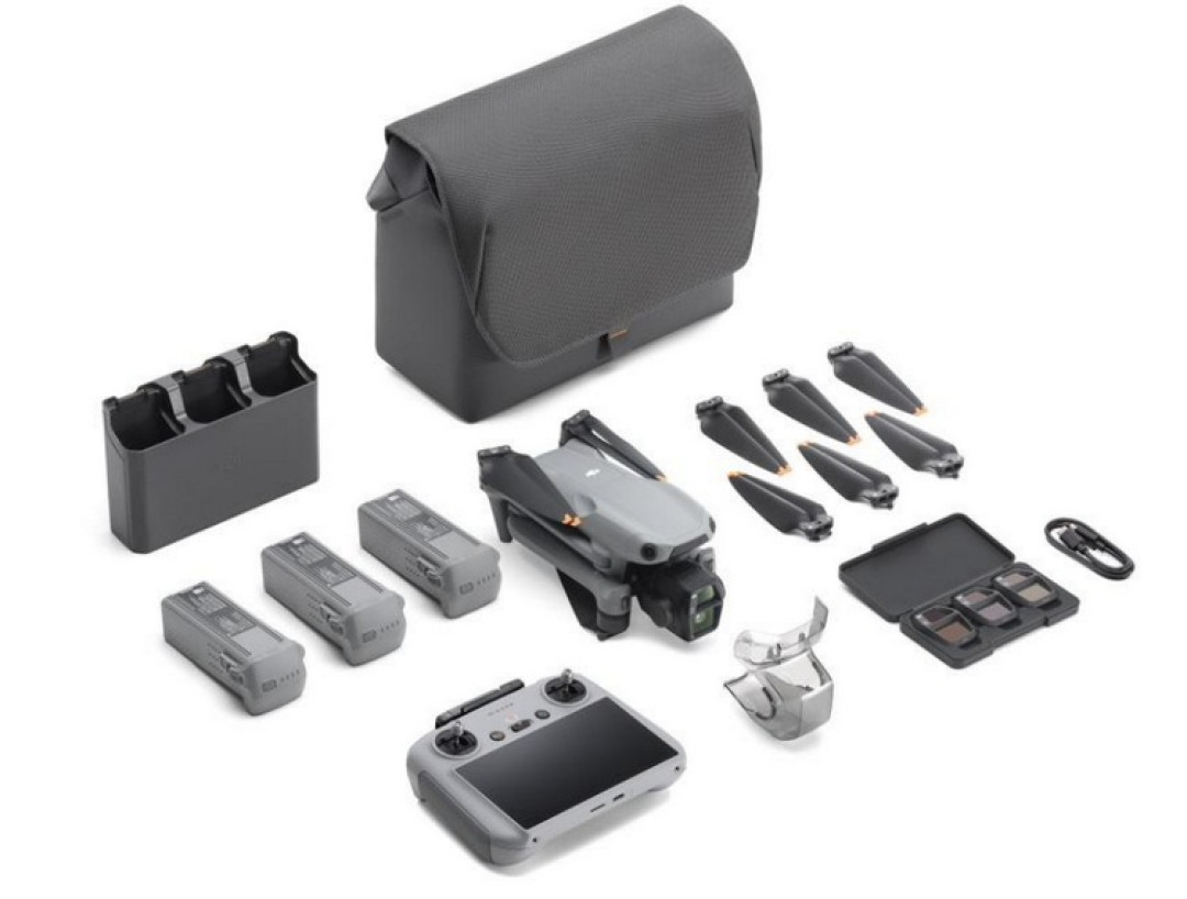 大疆发布 Air 3S 无人机，一英寸主相机、70 mm 中长焦相机，前向激光雷达、夜景级全向主动避障6988元起_无人机_什么值得买