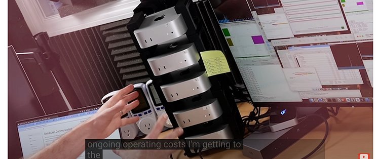 5台Mac mini4集群跑大模型！性能逆天，才200W_家用电脑_什么值得买