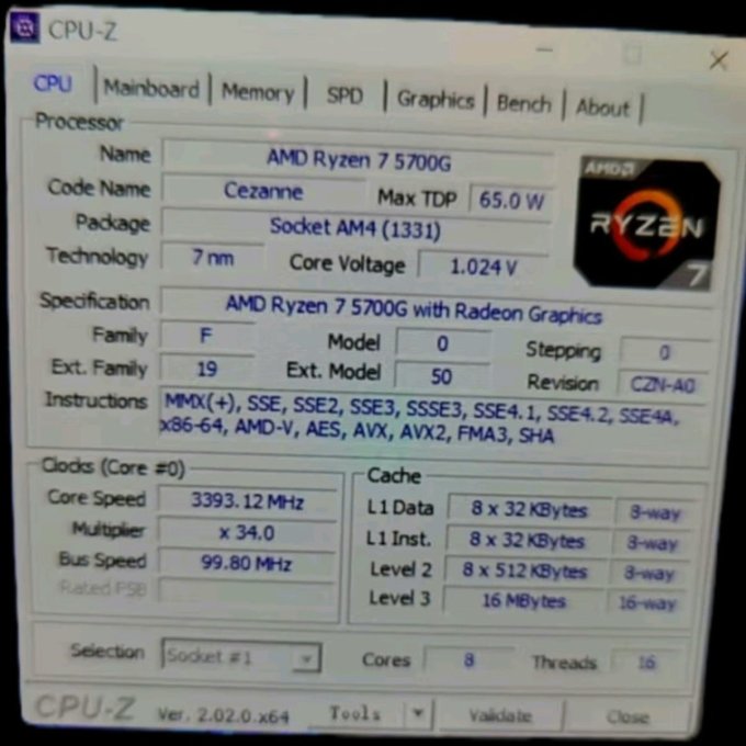 电脑升级AMD R7 5700G小评_什么值得买
