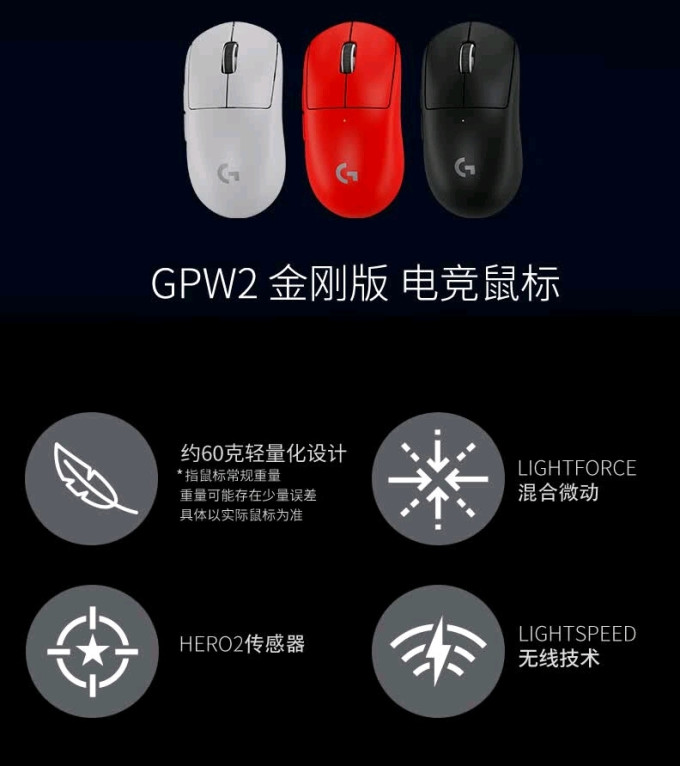 罗技GPW 二代 金刚版鼠标怎么样 699元，罗技（G）GPW 二代 金刚版 无线游戏鼠标上架预售_什么值得买