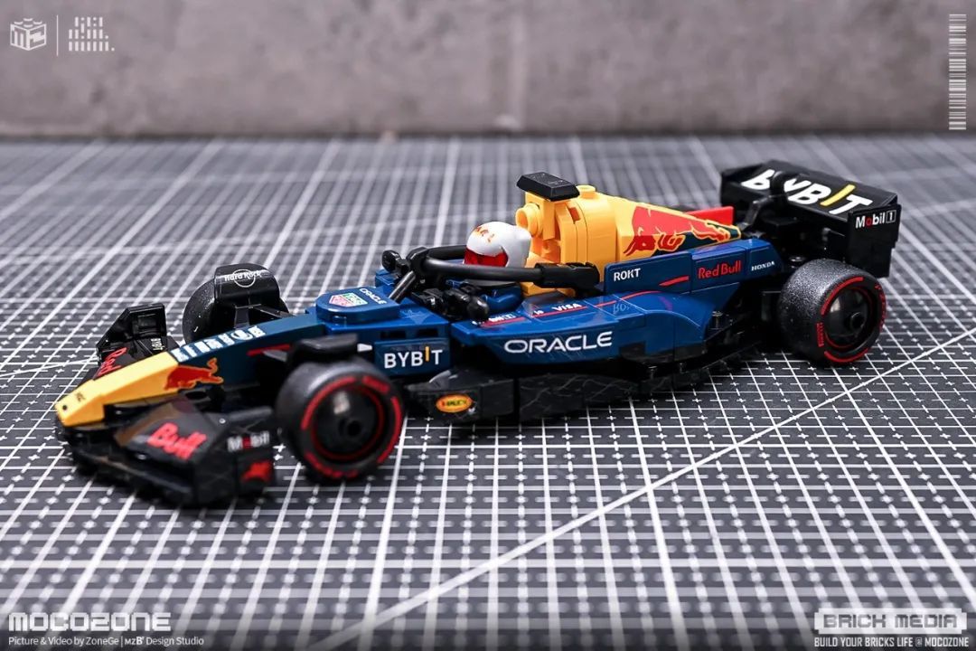 乐高超级赛车全新F1赛车的变化！有惊喜，有失望！77243红牛车队RB20拼搭体验！_拼插积木_什么值得买