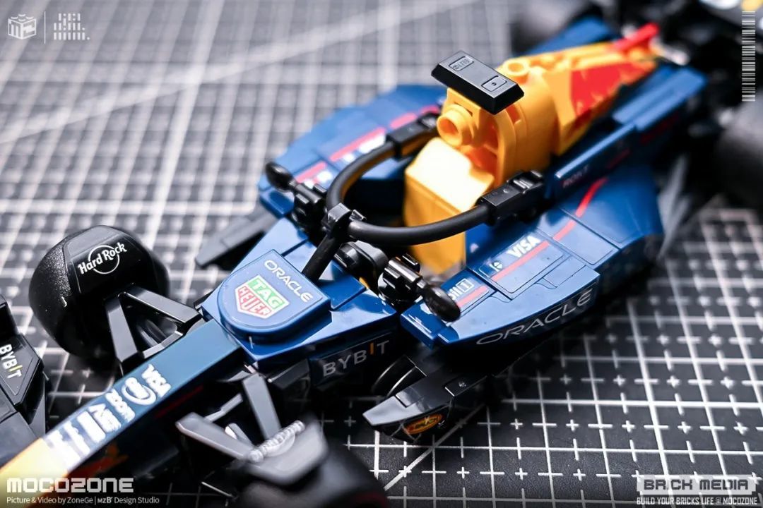 乐高超级赛车全新F1赛车的变化！有惊喜，有失望！77243红牛车队RB20拼搭体验！_拼插积木_什么值得买