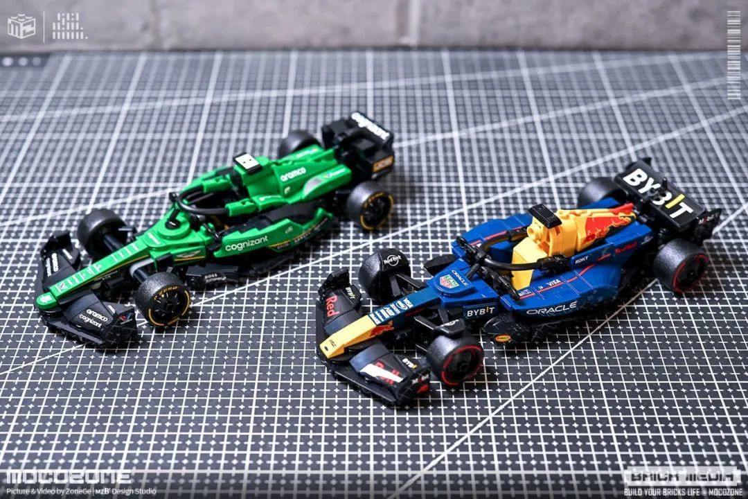 乐高超级赛车全新F1赛车的变化！有惊喜，有失望！77243红牛车队RB20拼搭体验！_拼插积木_什么值得买