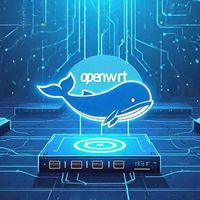 飞牛NAS安装Docker OpenWrt旁路由：openwrt ai定制镜像_什么值得买