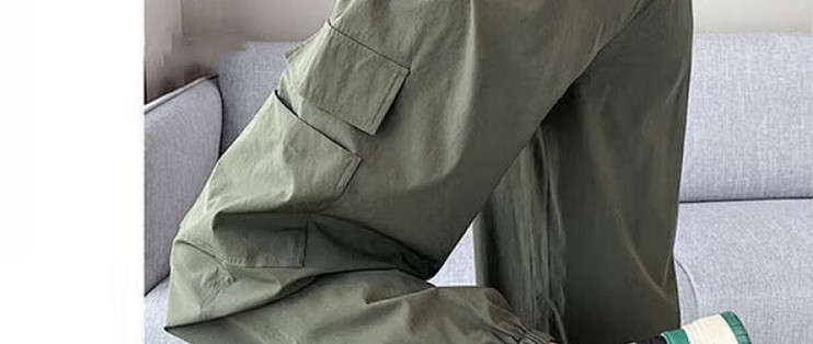 2025春夏必入！Jret冰丝速干工装裤解锁清凉穿搭_女士休闲裤_什么值得买