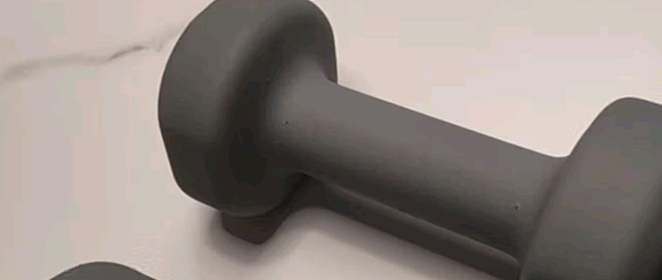 Keep彩色浸塑哑铃：墨灰色5kg*2，解锁家庭健身新体验_哑铃_什么值得买