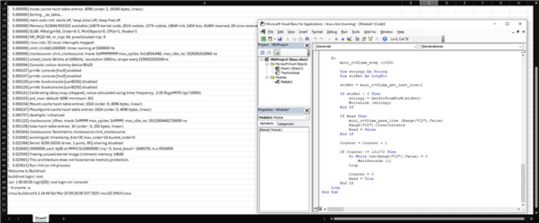 这才是真正的精通！开发者成功实现Excel中运行Linux_服务软件_什么值得买