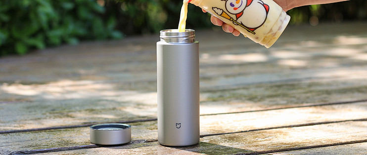米家保温杯Ti 2 350mL 钛有温度，冷暖自知_保温杯_什么值得买