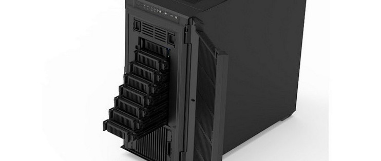 银欣发布 CS383 高端机箱，主要为 NAS，8块硬盘可热插拔_机箱_什么值得买