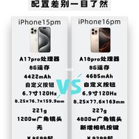15pm和16pm配置差别全对比！_什么值得买