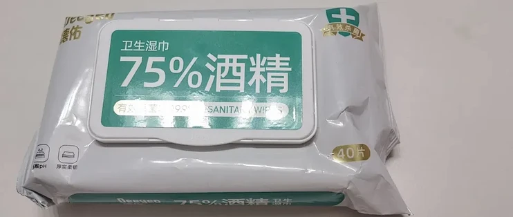 德佑 75 度酒精湿巾纸，居家出行必备好物_纸品湿巾_什么值得买