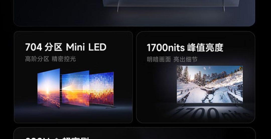 小米S75 Mini LED 2025款评测：超低反屏+704分区背光如何定义中端电视新标杆？_电视_什么值得买
