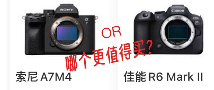 索尼A7M4 or 佳能R6 Mark II 📷哪个更值得买？_无反相机_什么值得买