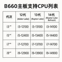 B660主板最新CPU支持全名单：12/13/14代通吃，附BIOS提升技巧_什么值得买