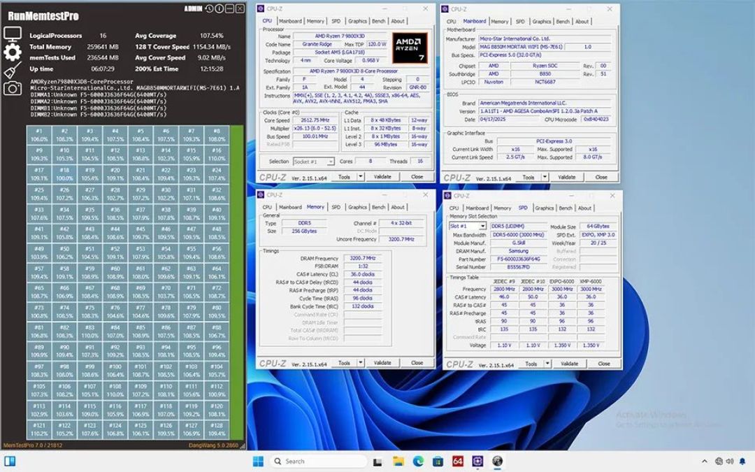 微星发布支持64GB x4 DRAM配置的AMD AGESA 1.2.0.3e BIOS_CPU_什么值得买