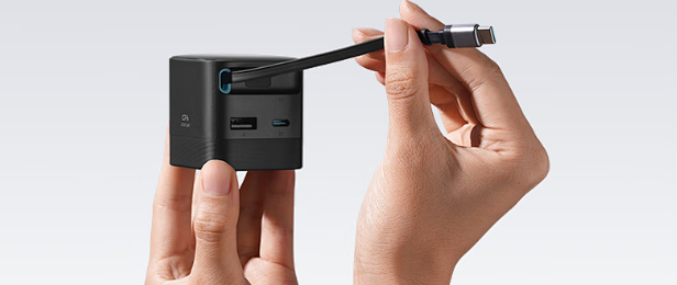 酷态科 CP6 伸缩线充电头，2C1A，支持 67W 澎湃秒充，首发 134.1 元_充电器_什么值得买