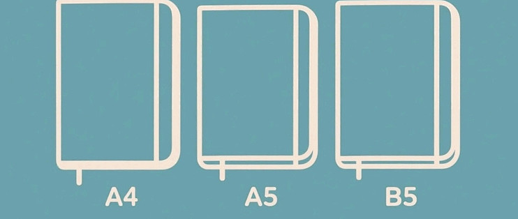 A4、B5、A5本子尺寸对比_纸质笔记本_什么值得买
