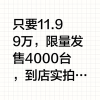 只要11.99万，限量发售4000台，到店实拍深蓝经典·SL03_什么值得买