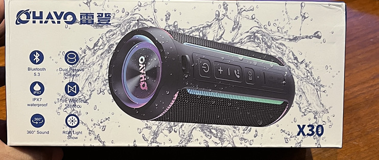 OHAYO/雷登X30：重新定义户外便携音响的全能体验_音箱_什么值得买