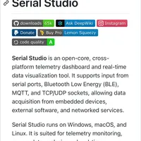 树莓派服务软件怎么样 Serial Studio跨平台嵌入式数据可视化工具_什么值得买