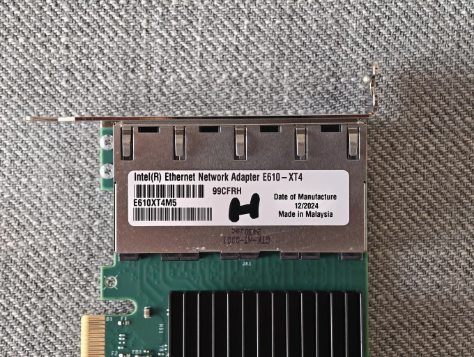 英特尔网卡怎么样 Intel新品4电口万兆服务器网卡，E610-XT4_什么值得买