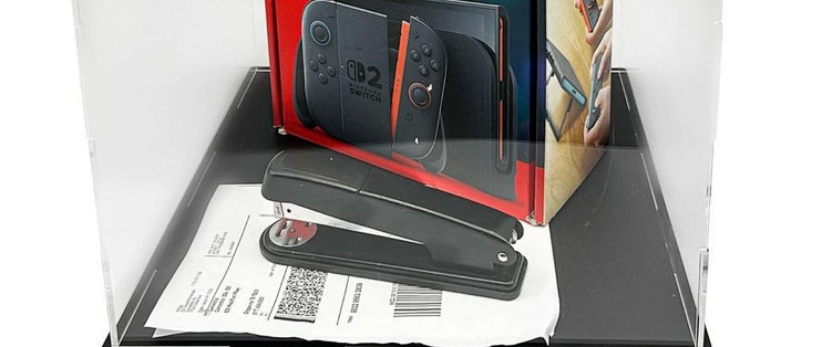 “Switch2杀手”订书机卖了25万美元，套装里怎么没有CEO的内衣？_游戏机_什么值得买