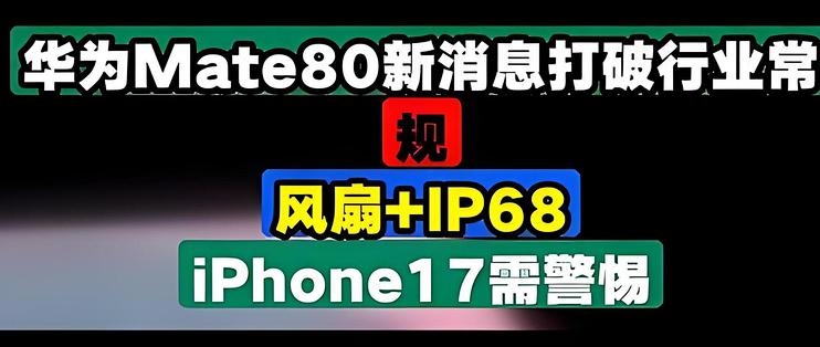 华为Mate80曝光！麒麟9030＋直屏＋1”超大底摄像，这次真要王炸_其他智能手机_什么值得买