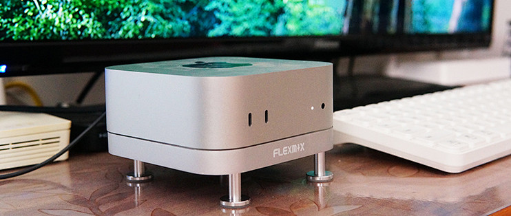 设计精妙，浑然一体：韧能 Flexmix S8 Macmini M4 专用底座评测_其他电脑配件_什么值得买