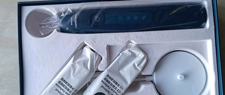 飞利浦电动牙刷钻石3系 生日礼物 HX5181/02星云蓝_电动牙刷_什么值得买