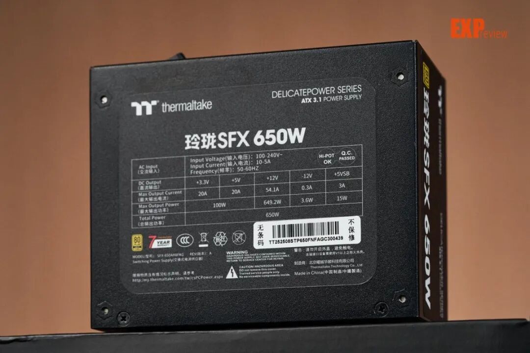 Tt 玲珑SFX 650W电源评测：保持系列性能优点，价格和功率更适合主流用户_电脑电源_什么值得买