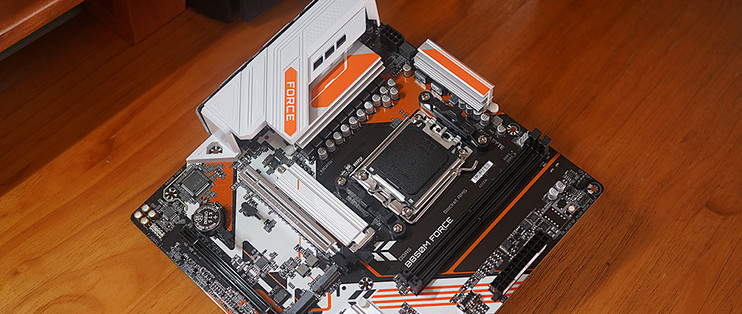 经典的橙色回归！技嘉B850M FORCE战鹰主板开箱分享_主板_什么值得买