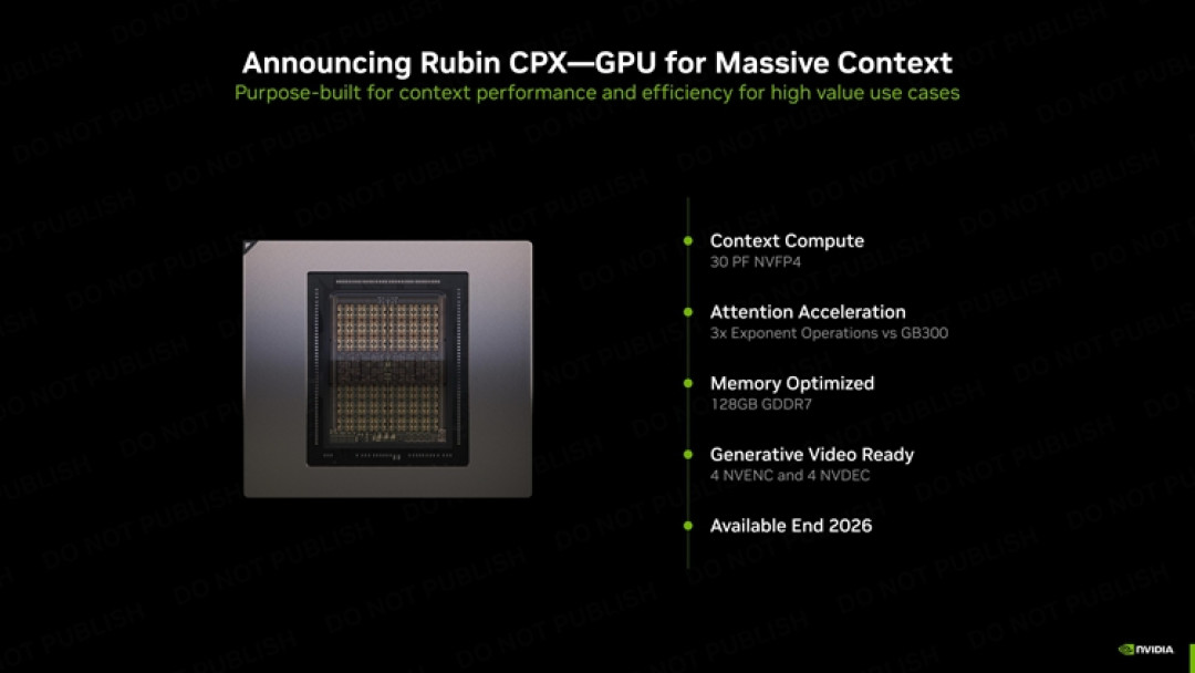 NVIDIA发布LLM专用GPU：3倍注意力提升，26年发布_其他数码配件_什么值得买