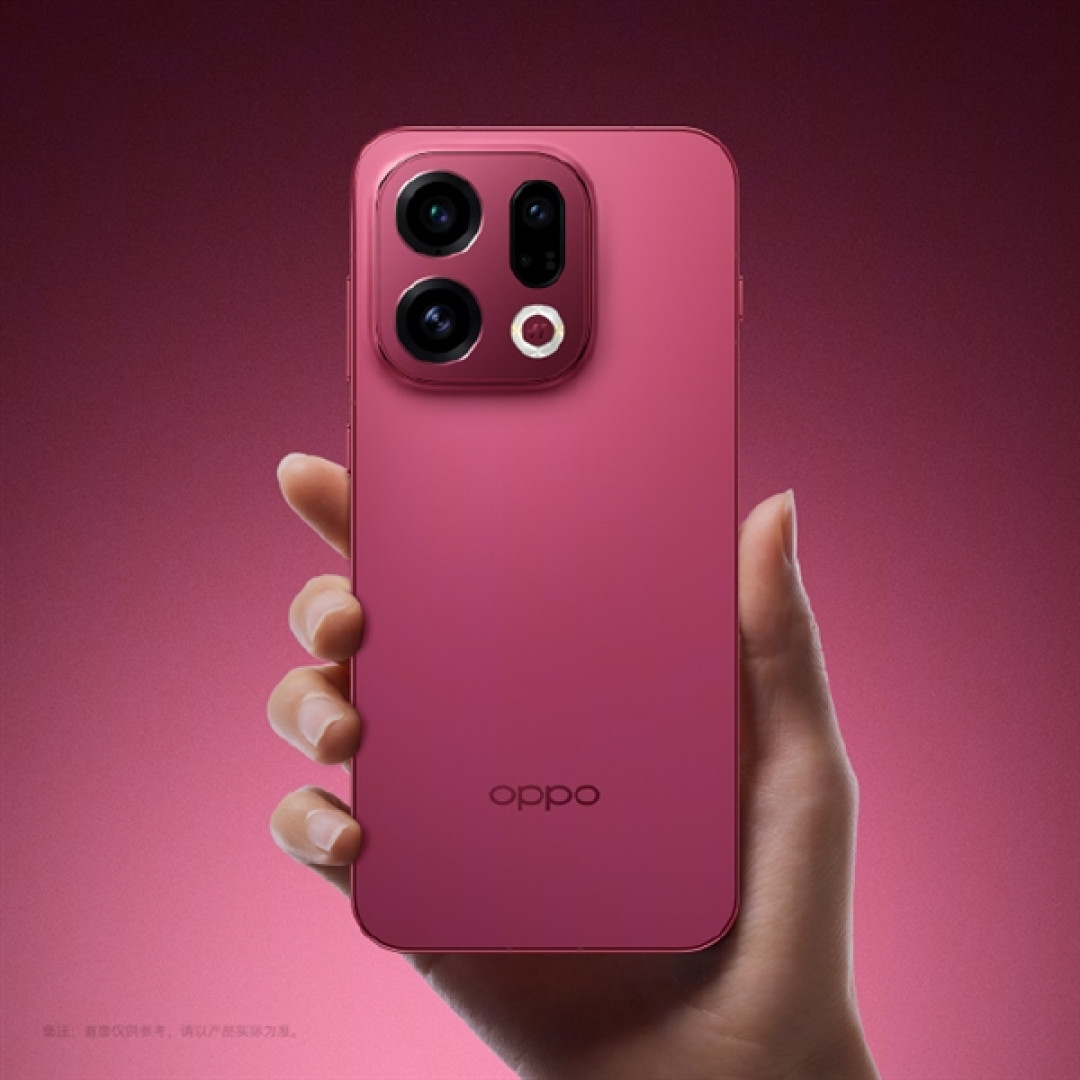 OPPO Find X9系列特别色亮相：红色机身 独创绒砂工艺_安卓手机_什么值得买