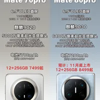 华为Mate80系列手机定档11月底发布。华为Mate80Pro参数汇总，预计1..._什么值得买