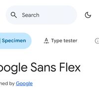 一个好消息（可能你用不到）：Google Sans Flex字体现已正式开源，根..._什么值得买
