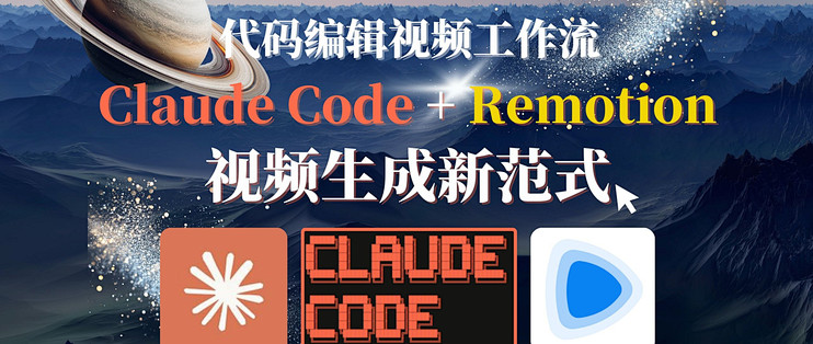 Claude Code加Remotion引领视频生成新范式|代码编辑视频工作流_服务软件_什么值得买