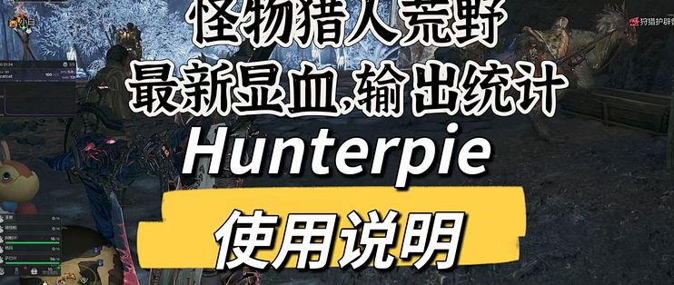 【怪物猎人荒野】全新 Hunterpie 上线，支持显血、狩猎输出统计等功能，附细致使用指南_电脑游戏_什么值得买