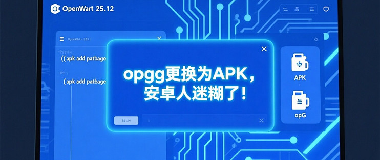 OpenWrt更新25.12：opkg更换为APK，安卓人迷糊了……_服务软件_什么值得买